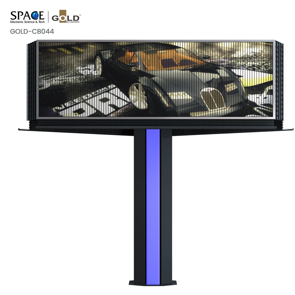Human Billboard Solar Powered Signage Street Pole Advertising Billboard ...
