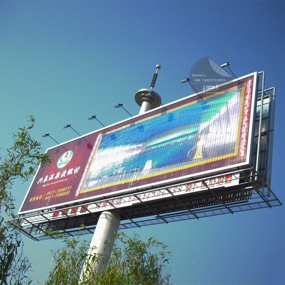 Outdoor Wall Mounted Waterproof Street Structure Advertising Trivision ...