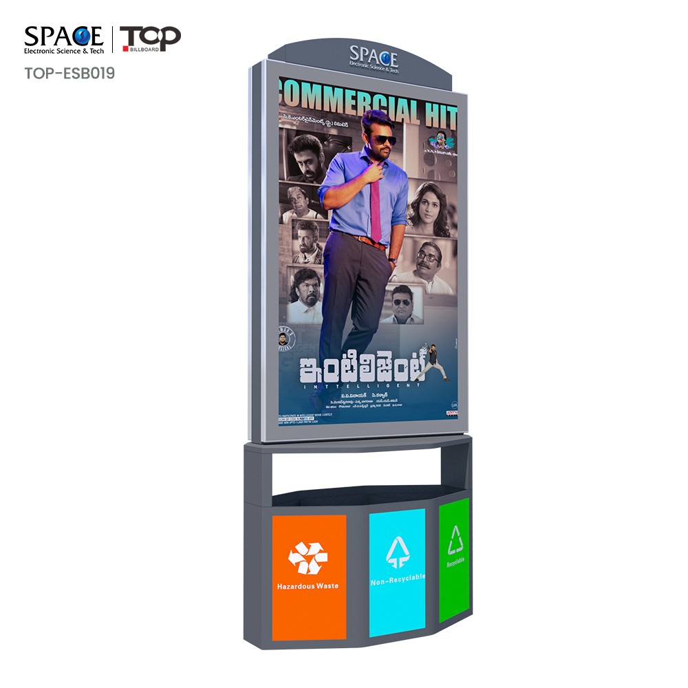 Best Price Outdoor Double Sided Scrolling Mupi Aluminum LED Light Box ...