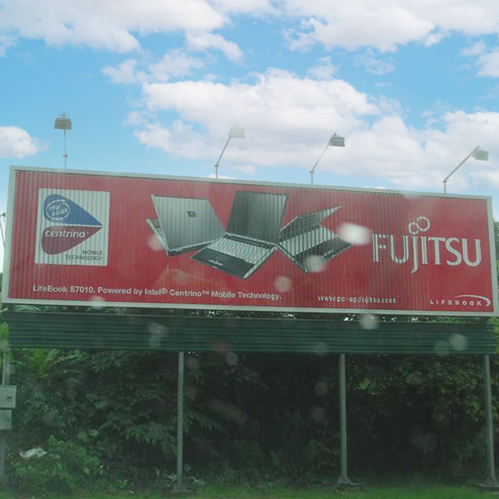 Outdoor Advertising soccer field barrier trivision billboard display ...